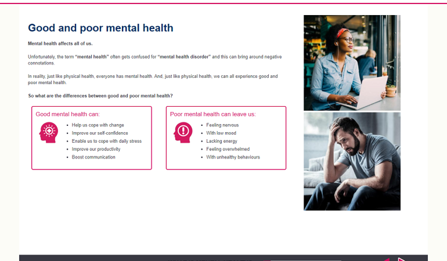 Mental Health Awareness E-Learning | Support Employee Mental Health