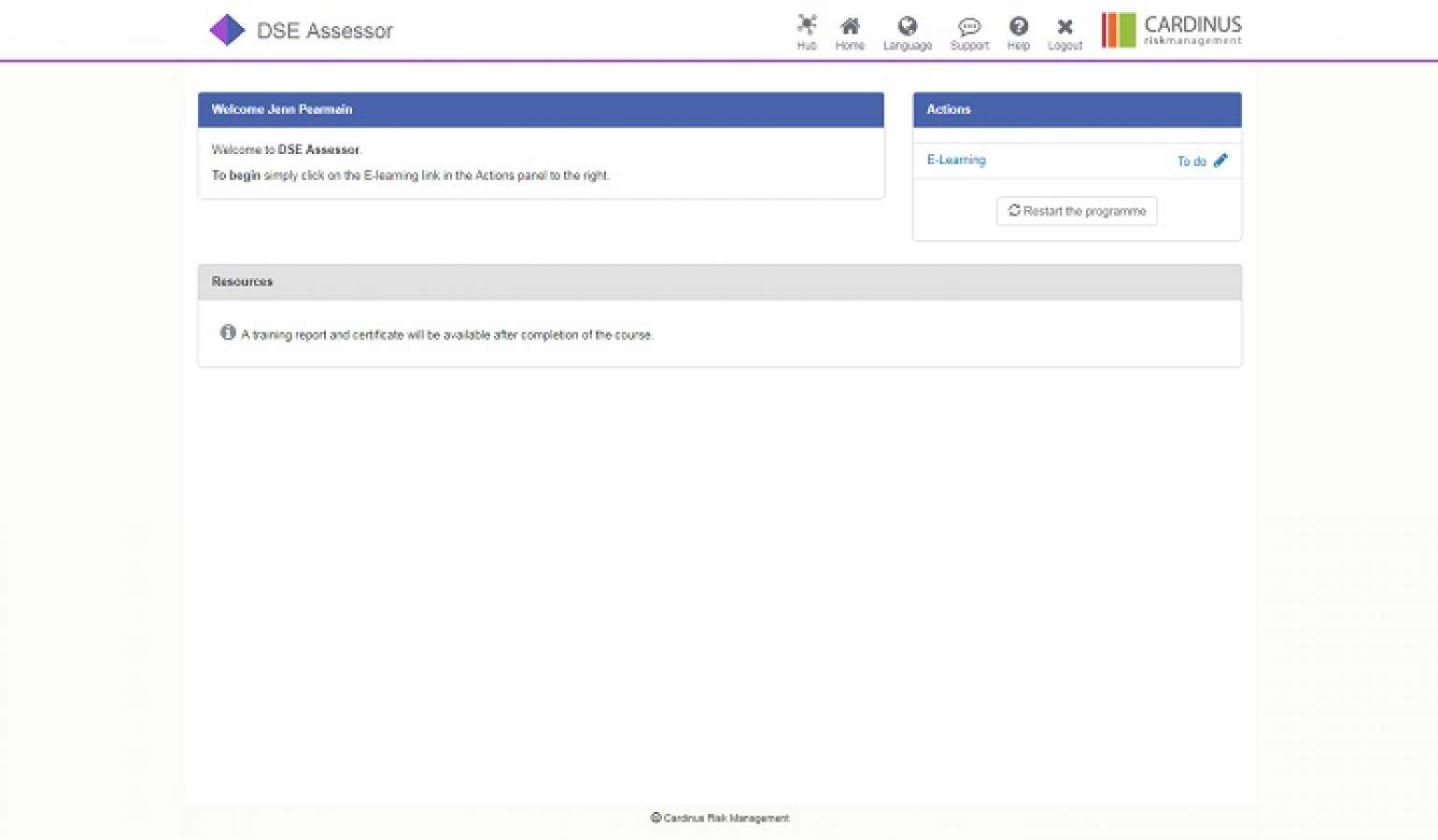 DSE Assessor E-Learning