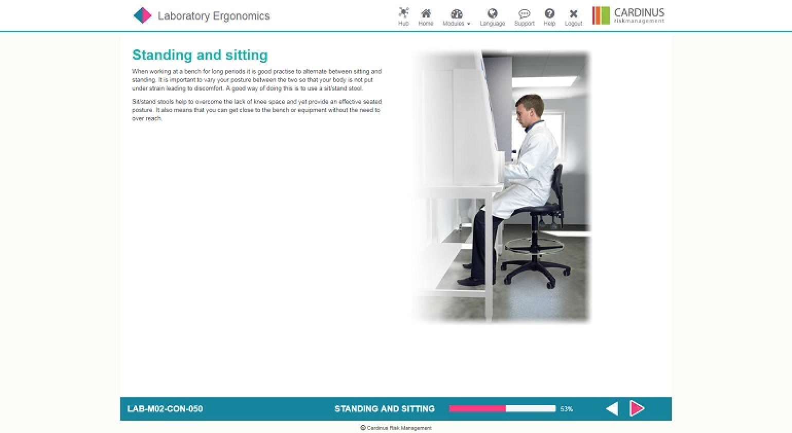 Laboratory Ergonomics E-Learning